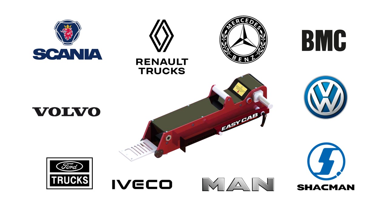 EASY-CAB – Lève cabine pneumatique de camions, pour supprimer les TMS